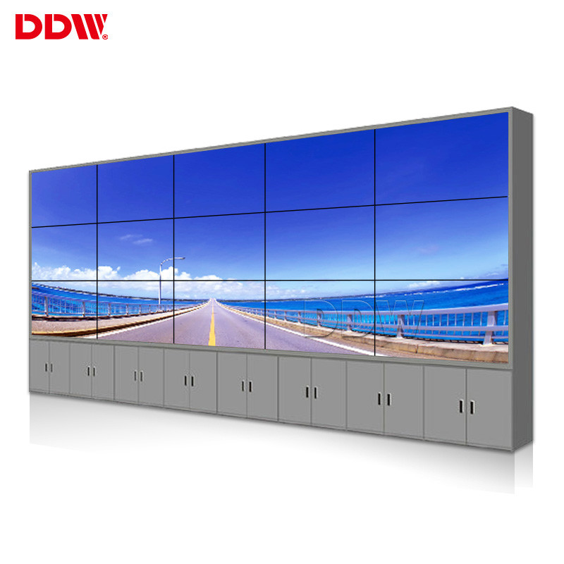 Operation Center CCTV Video Wall 5.3mm 500nits Splice Screen Function ...