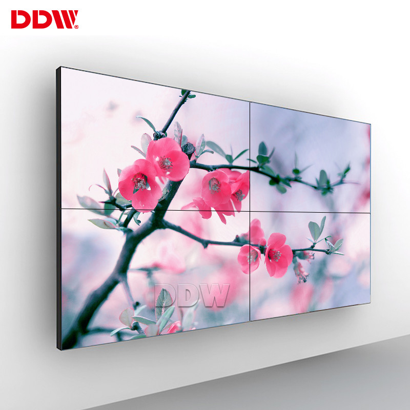 Wall Mounted Ultra Narrow Bezel LCD Video Wall , Retail Shopping Mall ...