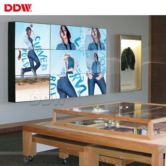 Ultra Narrow Multi Display Video Wall , Store Advertising Vertical ...